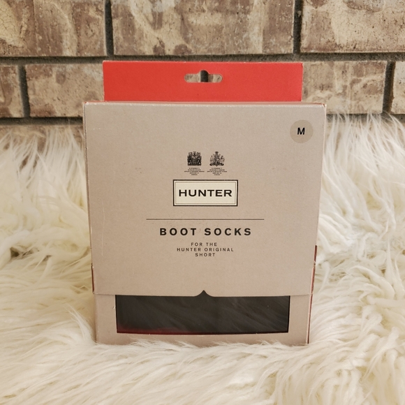 Hunter | Shoes | New Hunter Boot Socks Short Black Womens Original ...